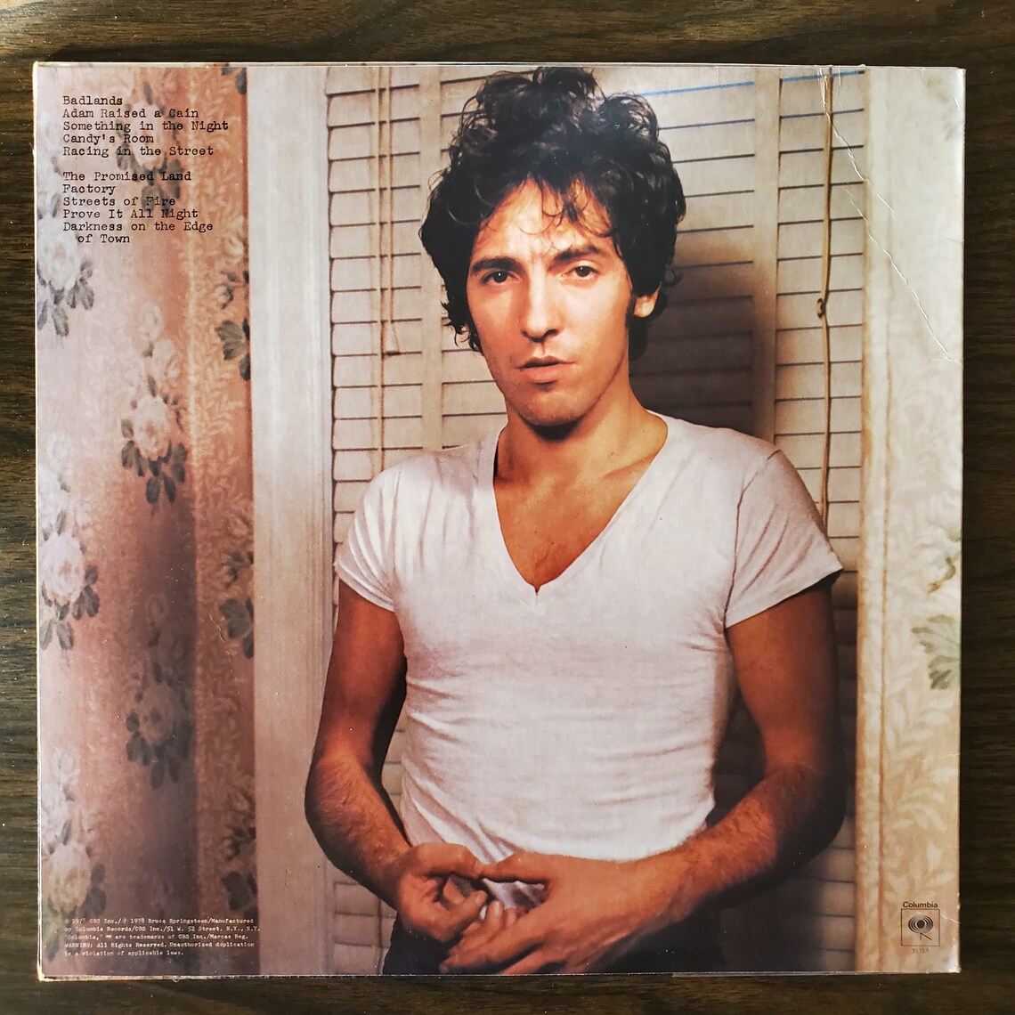 1978 Bruce Springsteen Darkness on the Edge of Town Rock - Etsy