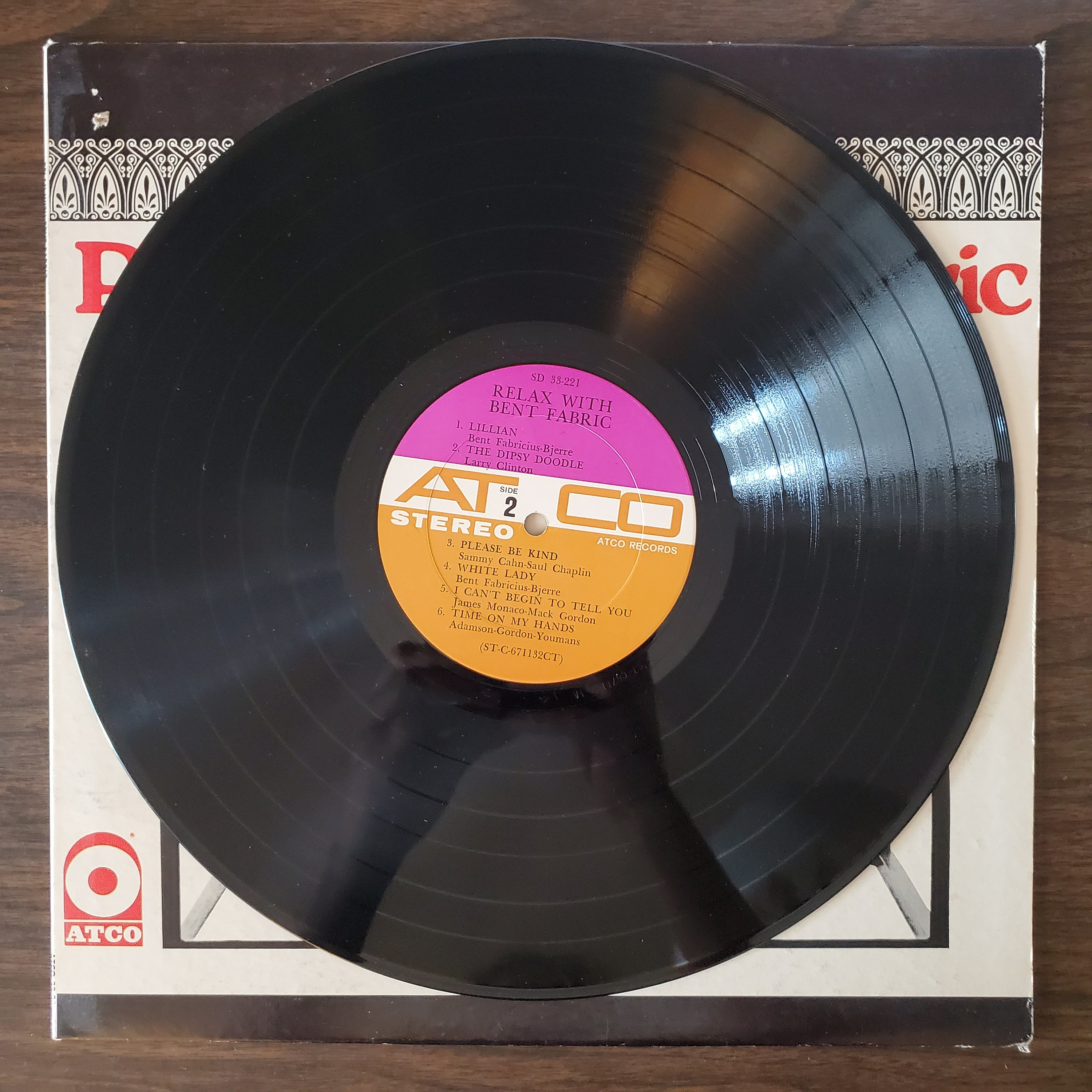 1968 Bent Fabric-relax With Bent Fabric LP Jazz SD 33-221 - Etsy Ireland