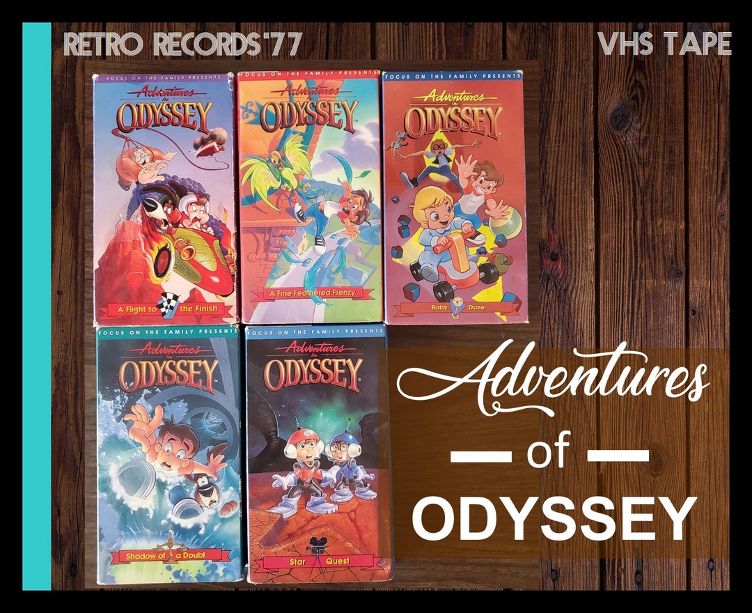 Adventures in Odyssey Animated Series VHS Tapes, 5 Episodes 2,3,4,5,and ...