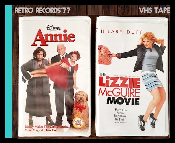Annie Lizzie Mcguire Movie Disney VHS Set 2 Disney VHS | Etsy