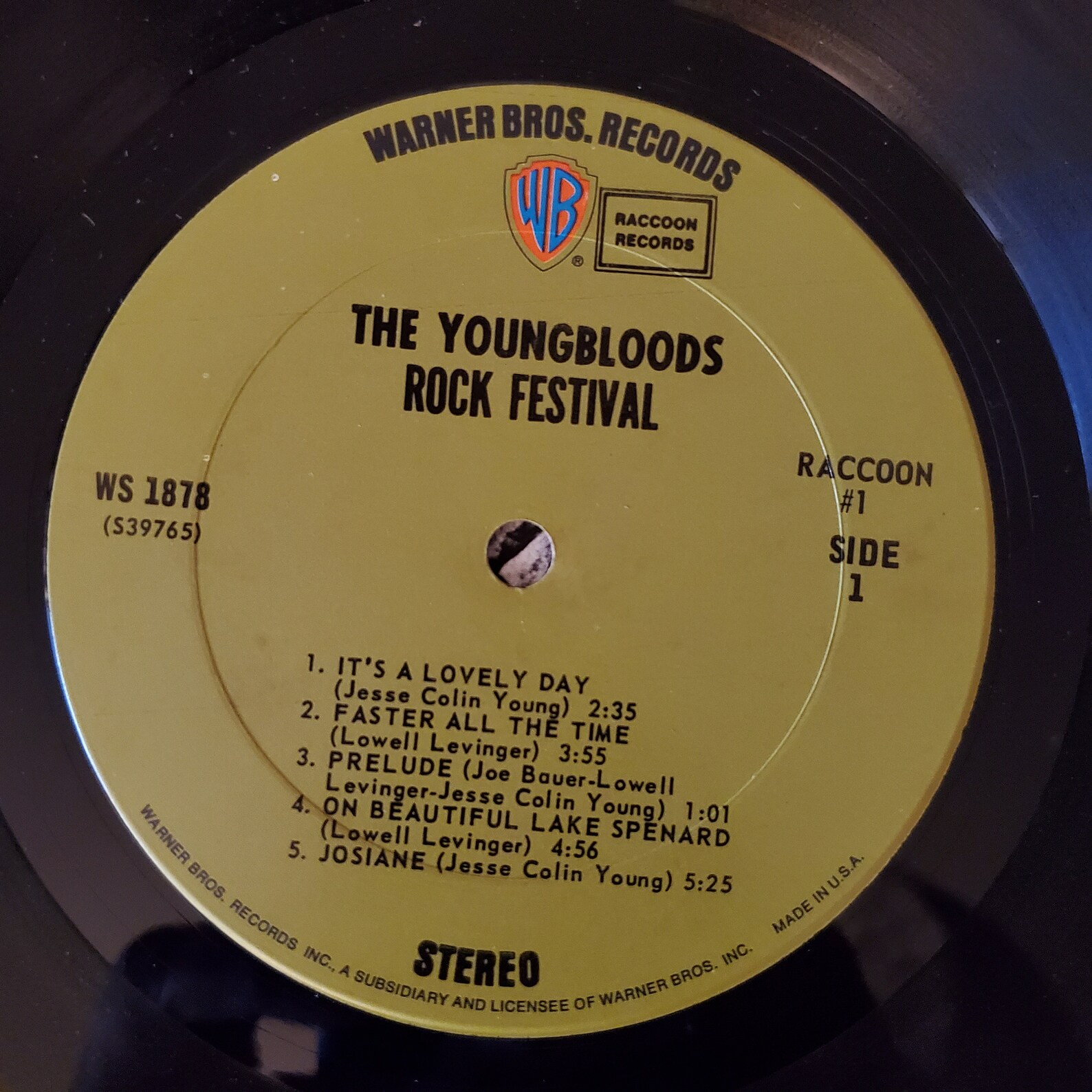 Vintage Record: the Youngbloods Rock Festival, Youngbloods,it's A ...