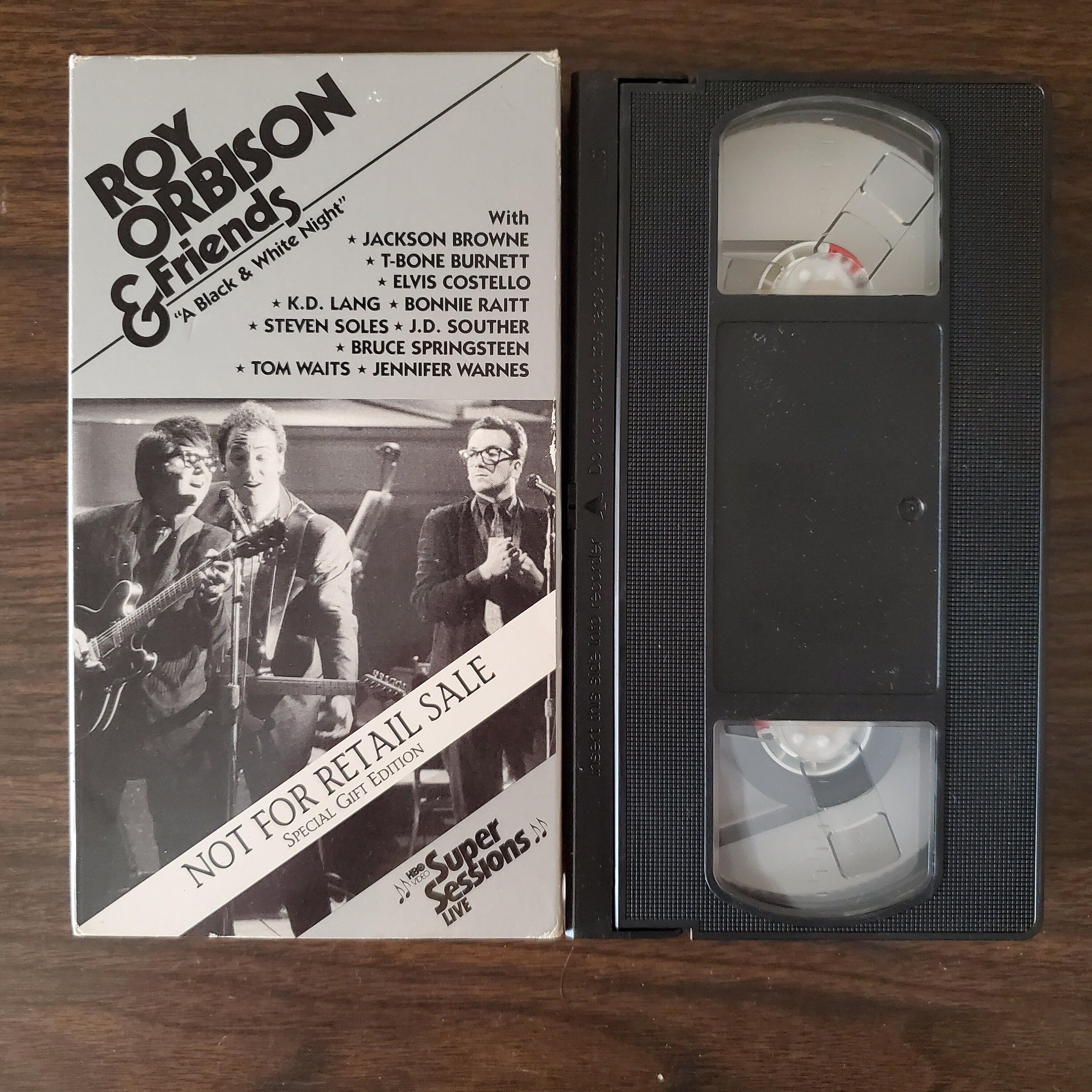 1988: Roy Orbison-roy Orbison and Friends a Black & White Night VHS ...