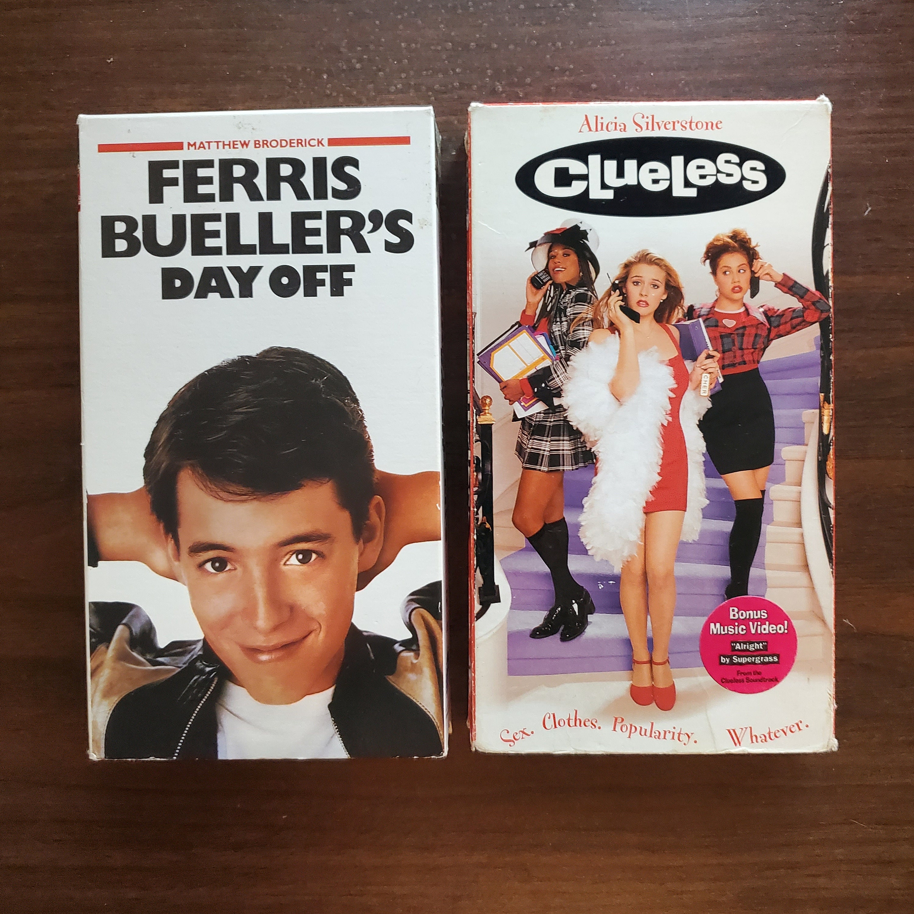 TWO Classic Teen Movies on VHS Ferris Bueller's Day off - Etsy