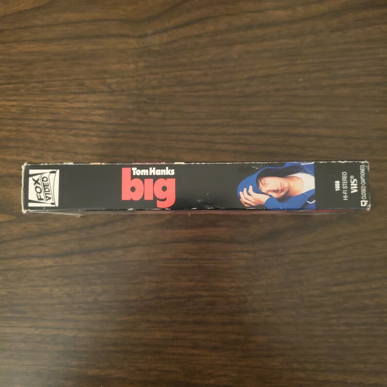 Big VHS and Splash VHS Tom Hanks Daryl Hannah Romantic - Etsy