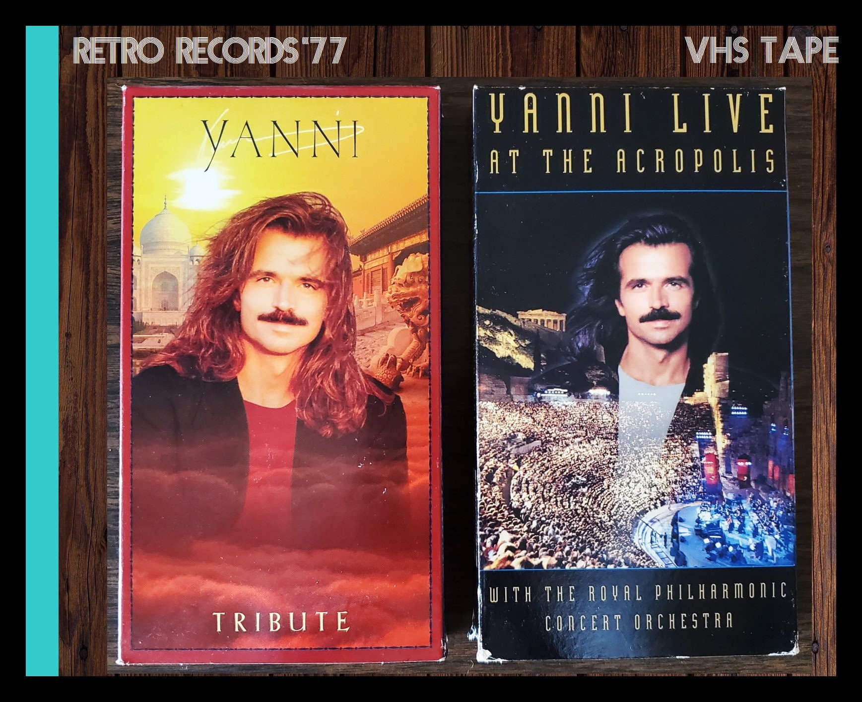 2 Yanni VHS, Yanni Live at the Acropolis 1994 and Yanni Tribute 1997 ...