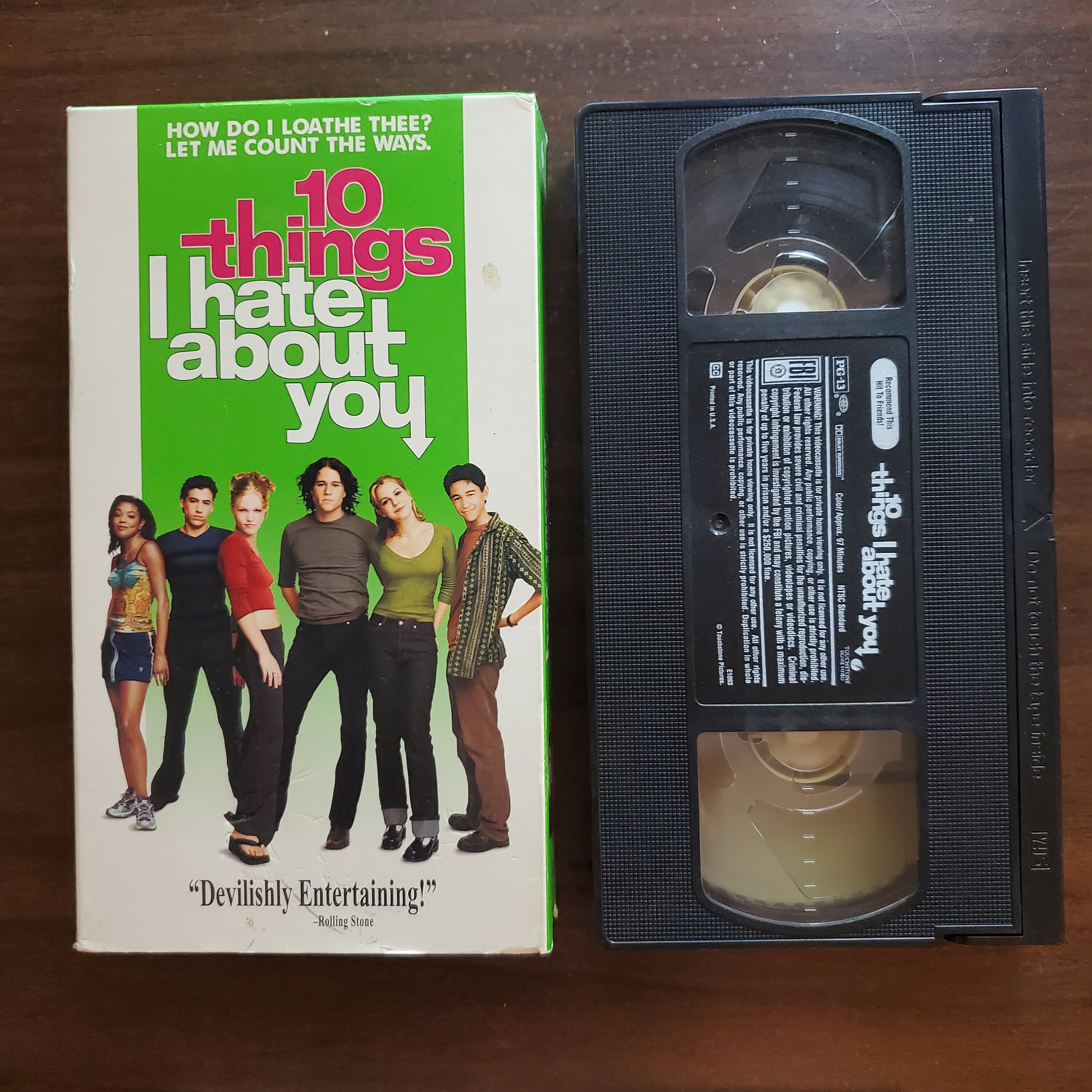 TWO Classic Teen Movies on VHS, 10 Things I Hate About You and Not Another Teen Movie, Julia ...