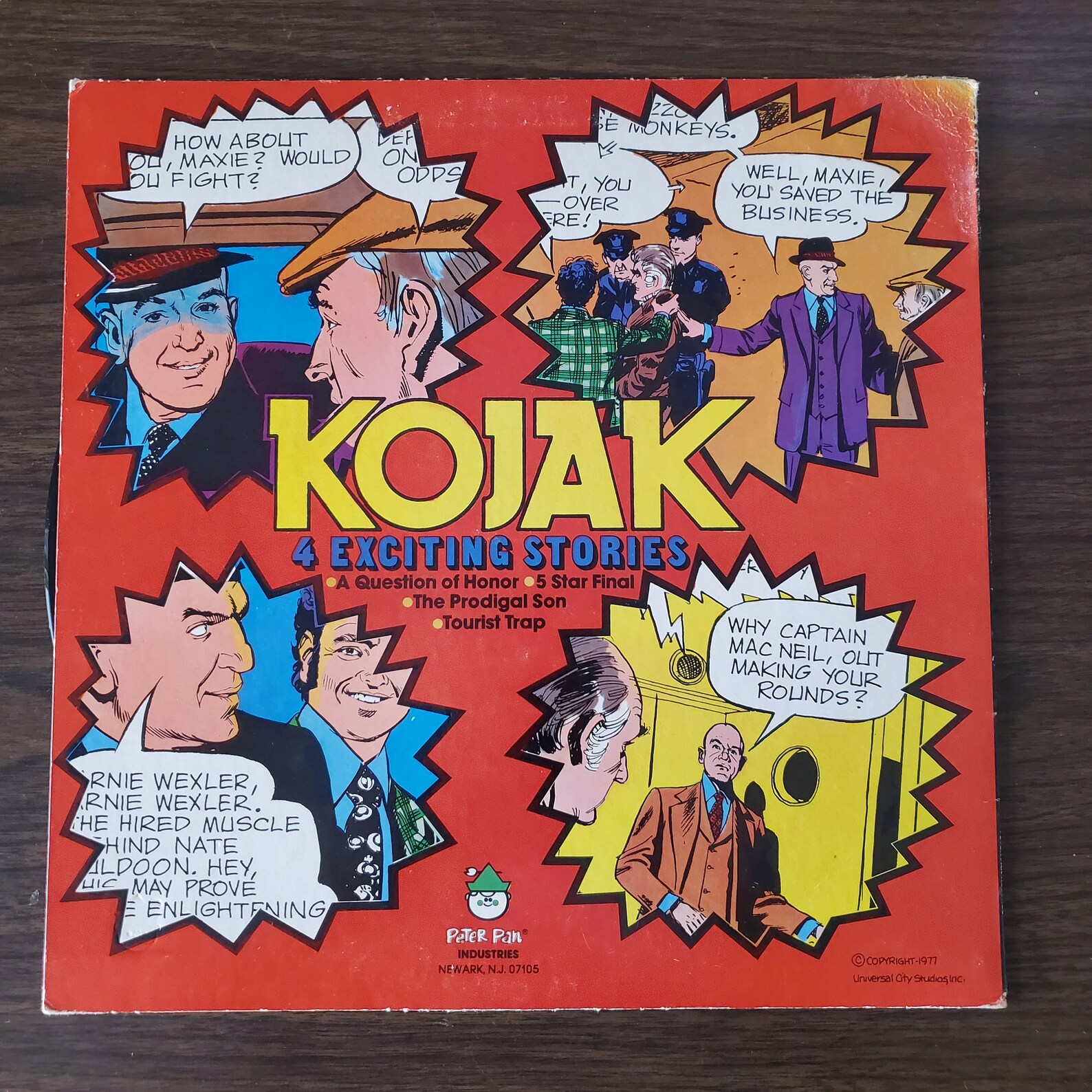 Vintage Record: Kojak Detective Stories Story Album 4 - Etsy