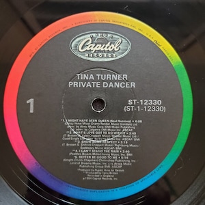 Tina Turner – Private Dancer Album, 1984, What's Love Got to Do With It ...