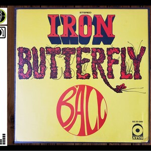 1969 Iron Butterfly-ball Album, ATCO Records , SD 33-28, Lp, Vinyl ...