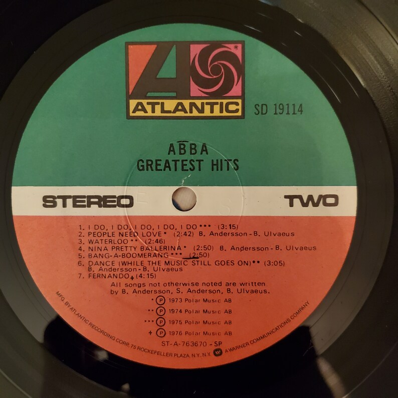 1977 ABBA - Greatest Hits Album, Songs From This Album Mama Mia ...