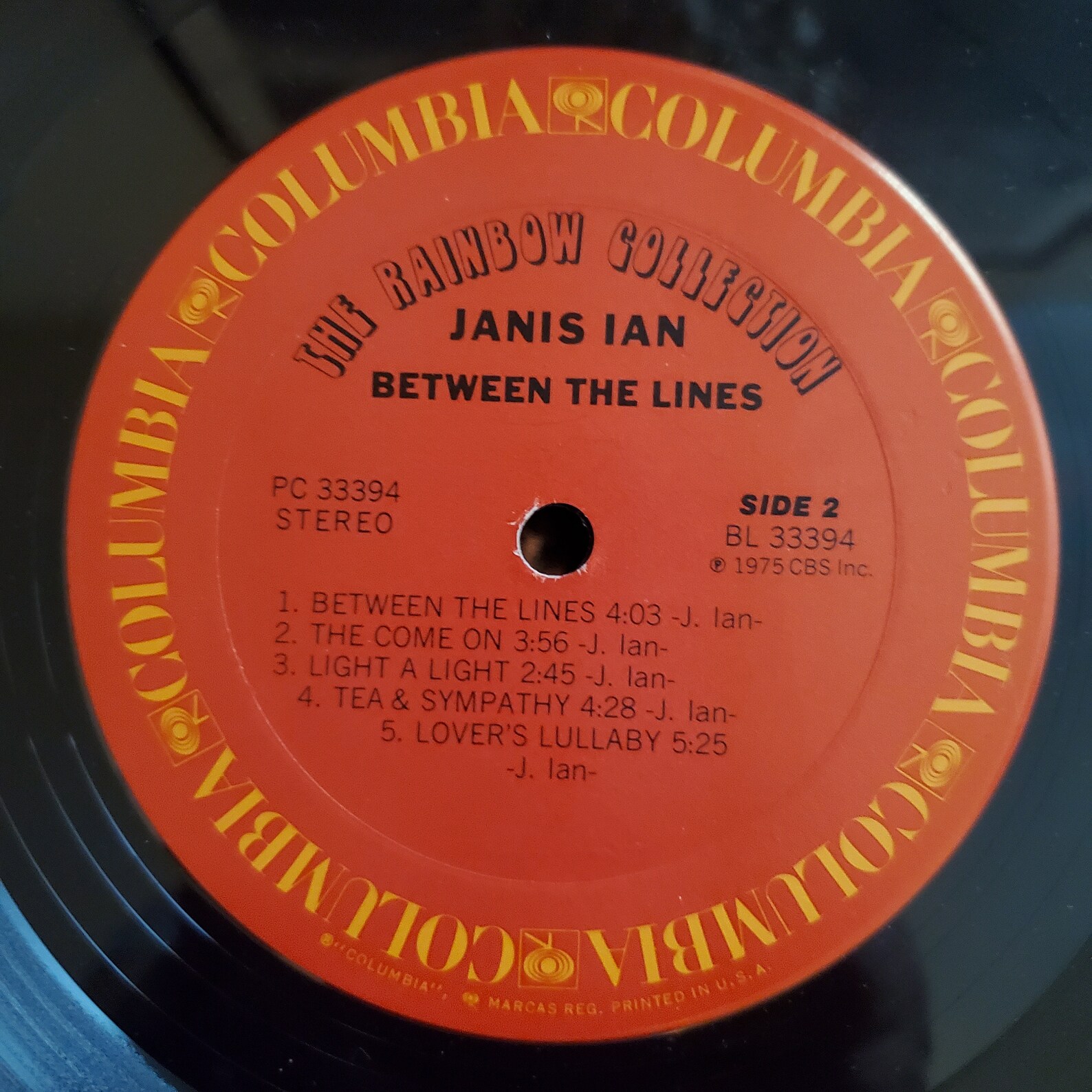 Janis Ian – Between the Lines Vintage Albums, 1975, PC 33394, in the ...