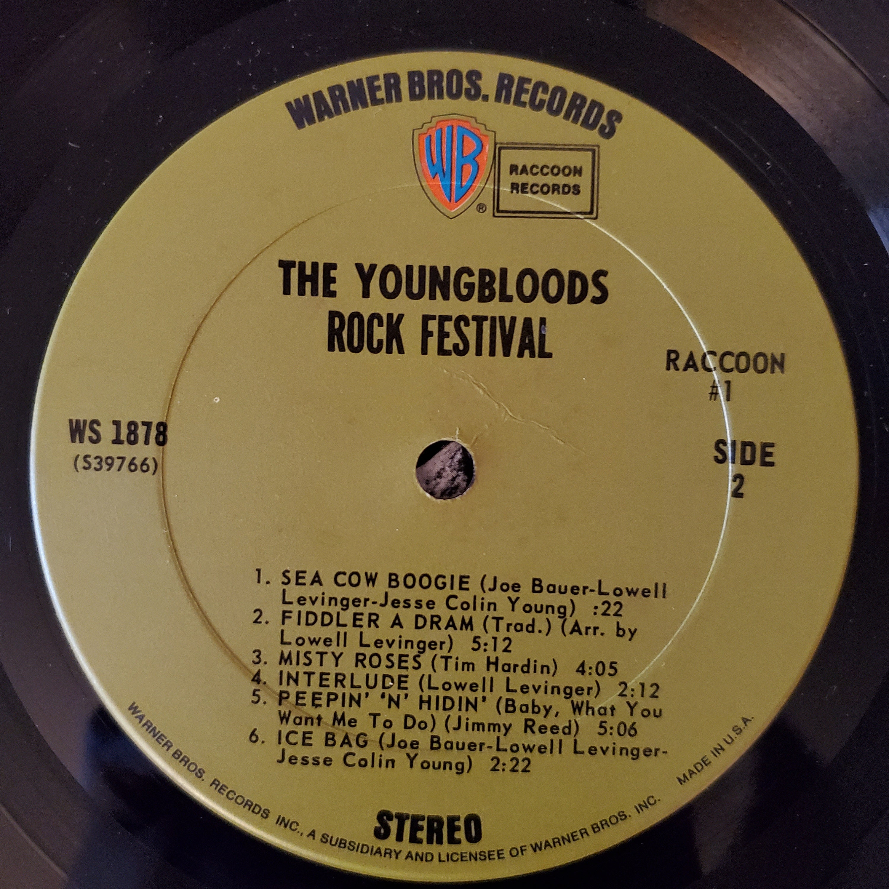 Vintage Record: the Youngbloods Rock Festival, Youngbloods,it's A ...