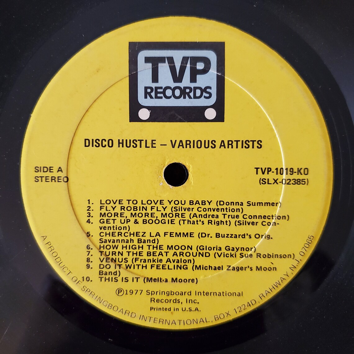 Vintage Record: Disco Hustle 1976gloria Gaynor Donna - Etsy
