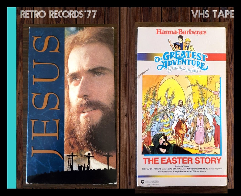 Vintage Jesus Film Project VHS Tape Plus Easter Story - Etsy