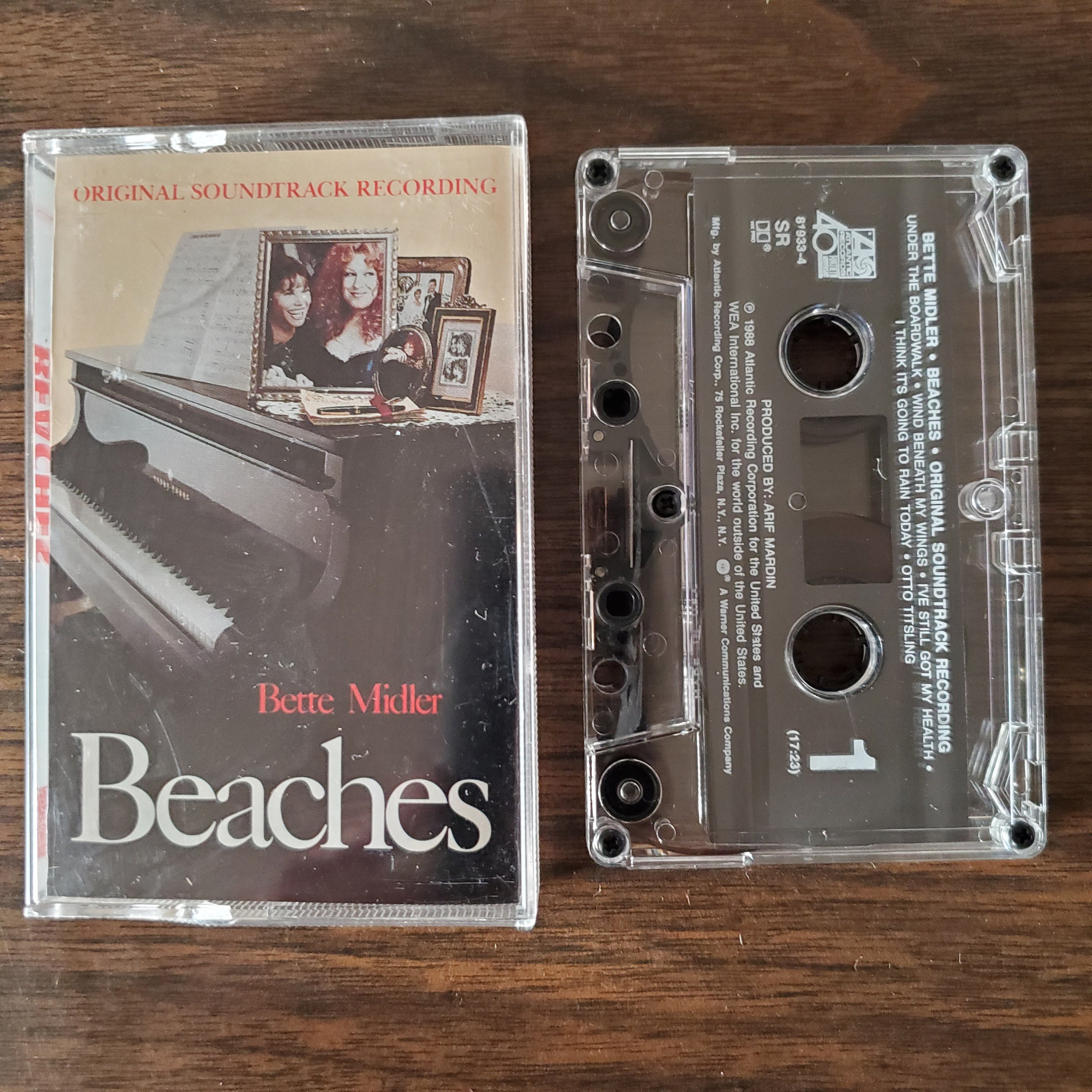1988 Beaches original Motion Picture Soundtrack - Etsy