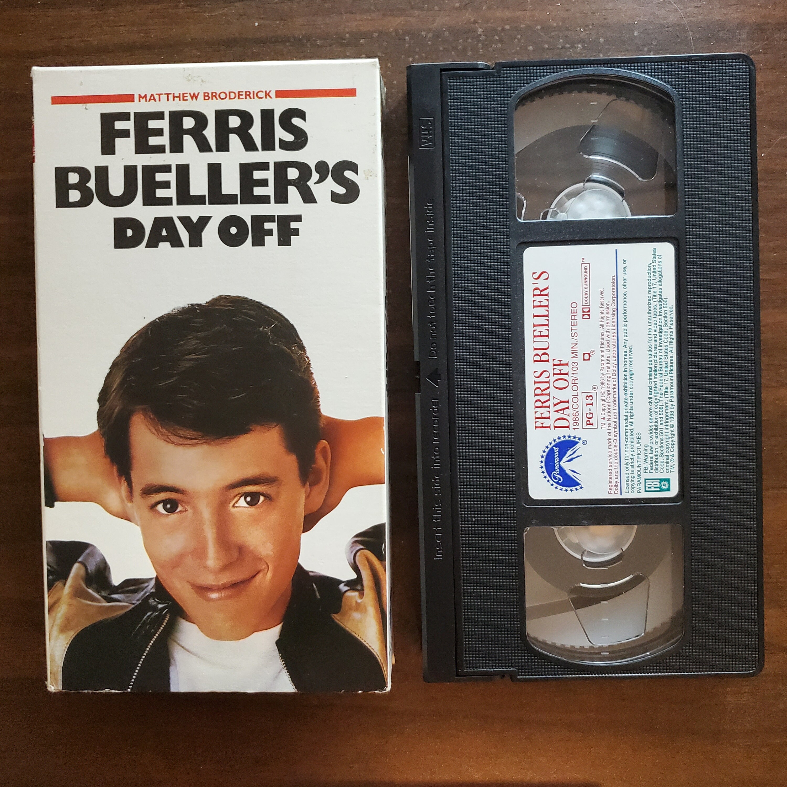 TWO Classic Teen Movies on VHS Ferris Bueller's Day off - Etsy
