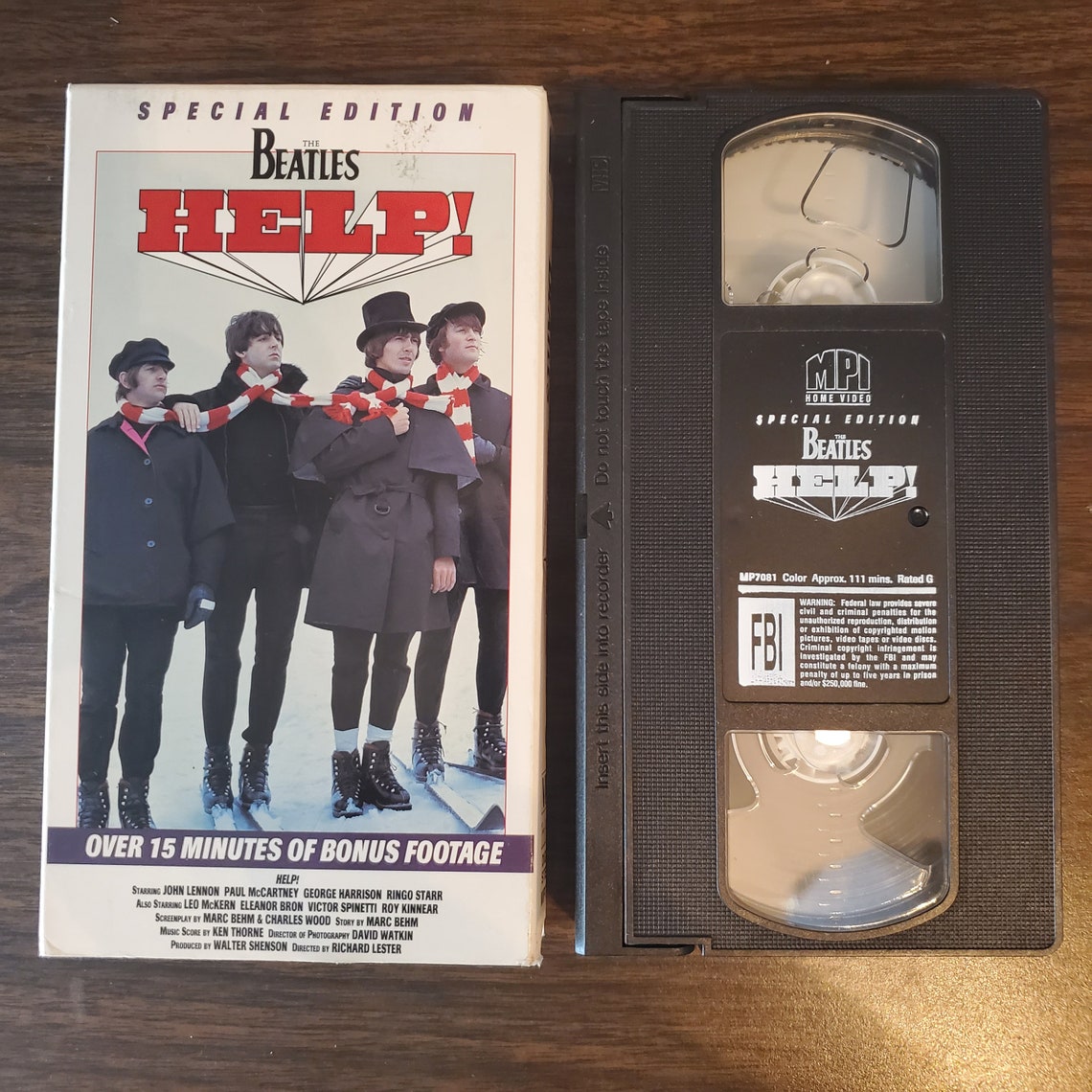 The Beatles-help Film VHS 1965 Film on VHS the Beatles - Etsy