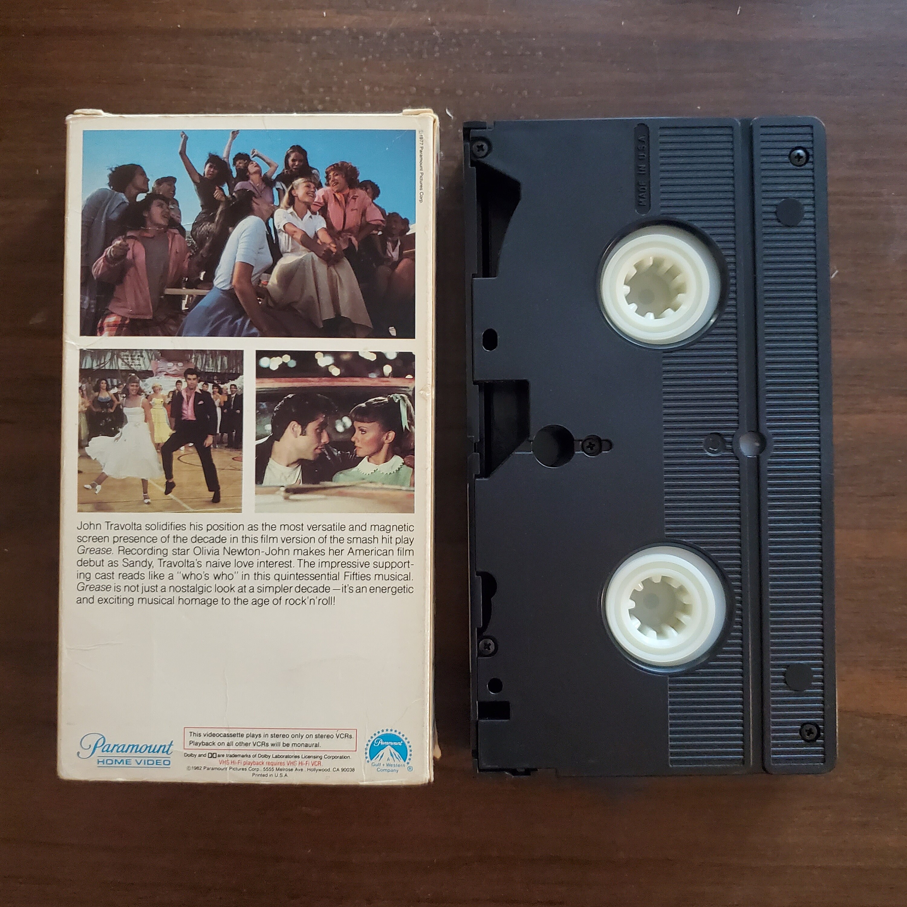 2 Iconic Movies on VHS Grease 1 and 2 John Travolta Olivia - Etsy