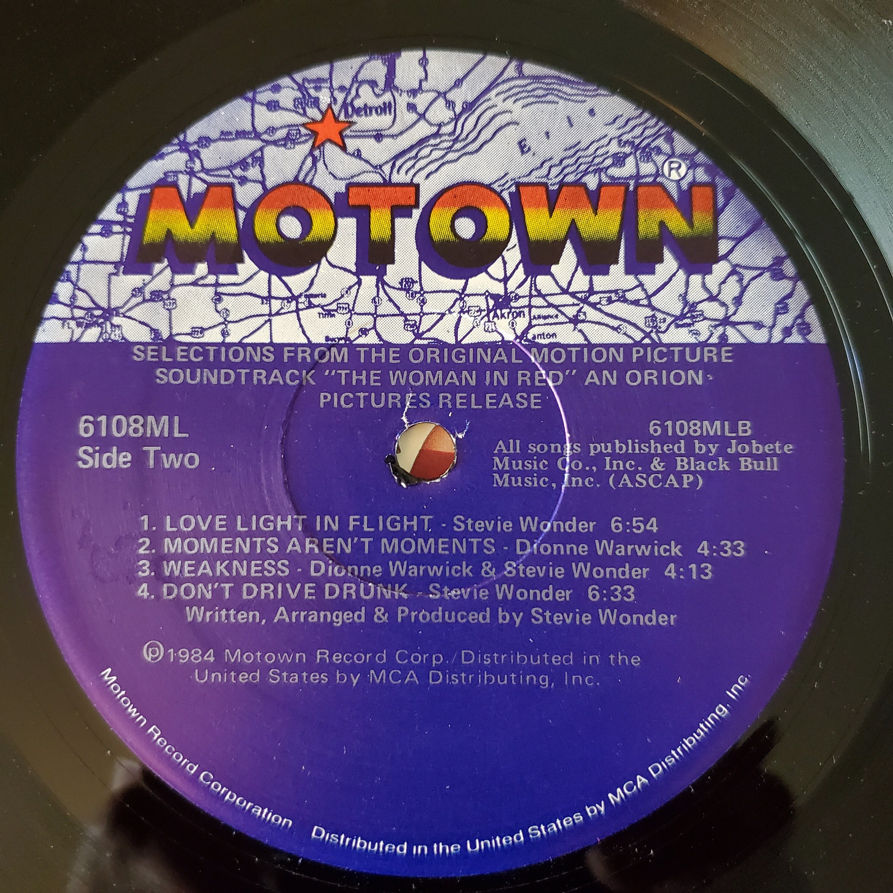 Vintage Record: the Woman in Red Movie Soundtrack 1984 Movie - Etsy