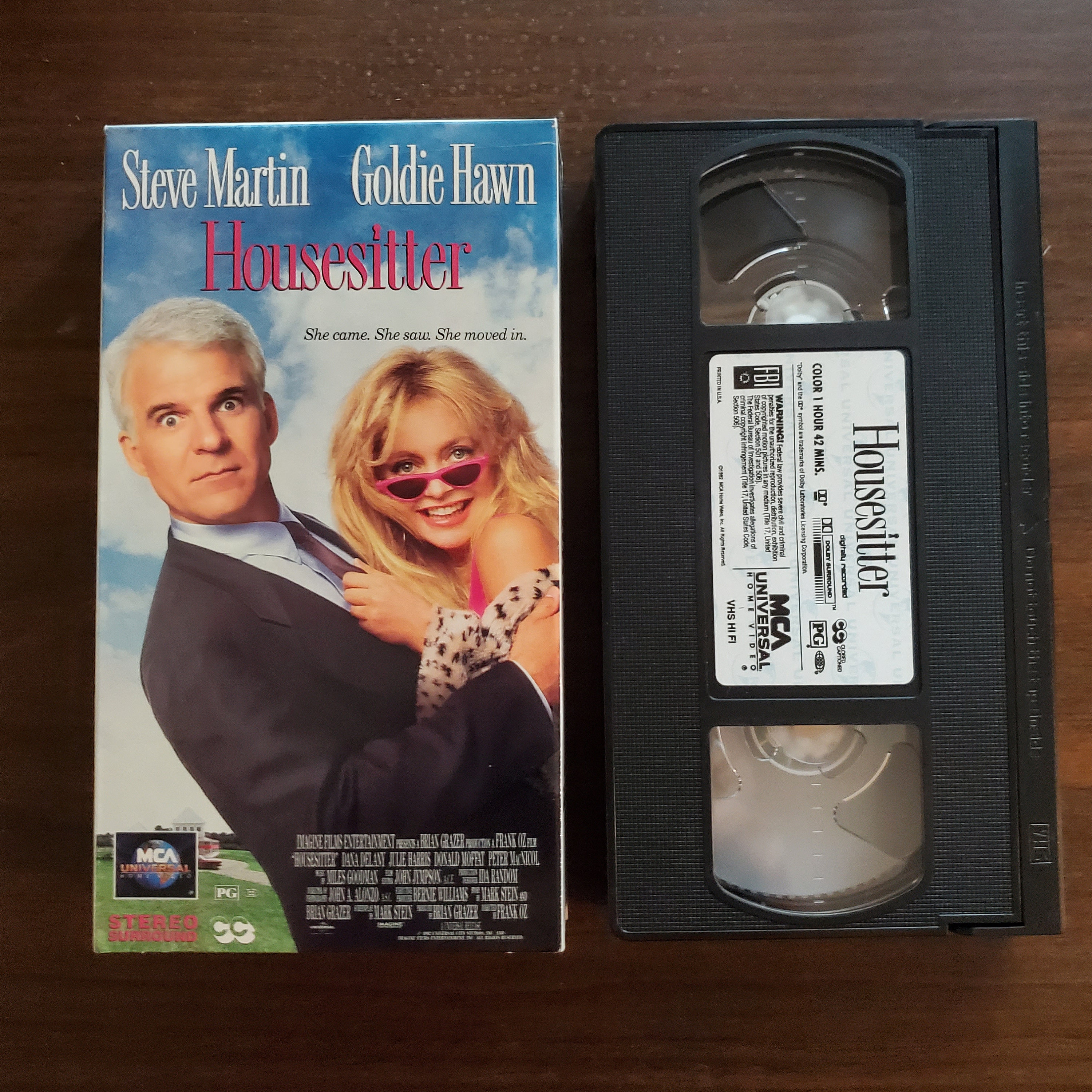 2 Comedy Movies on VHS, House Sitter and Frist Wives Club, Goldie Hawn ...