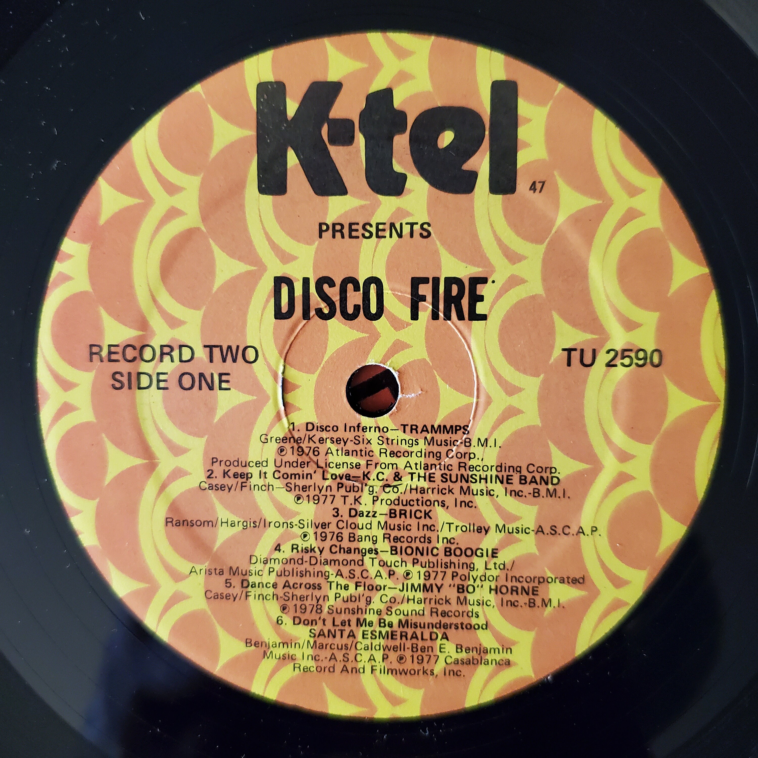 Vintage Record: Disco Fire Disco Music 1978 Double Album - Etsy