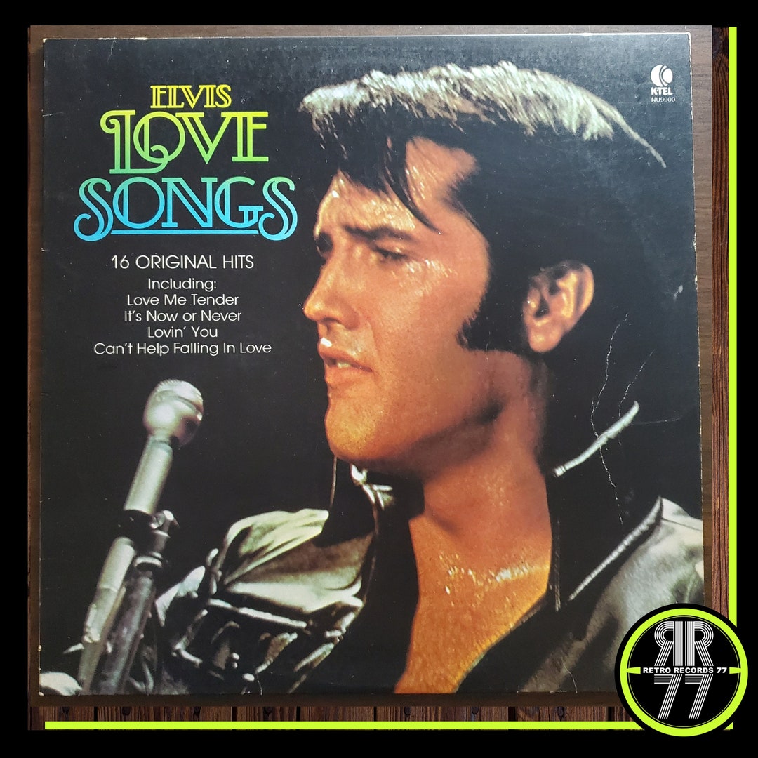 Elvis – Love Songs Album, 1981, NU-9900, Love Me Tender, Love Letters, Lovin You, Are You ...