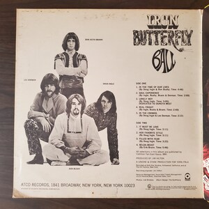 1969 Iron Butterfly-ball Album, ATCO Records , SD 33-28, Lp, Vinyl ...