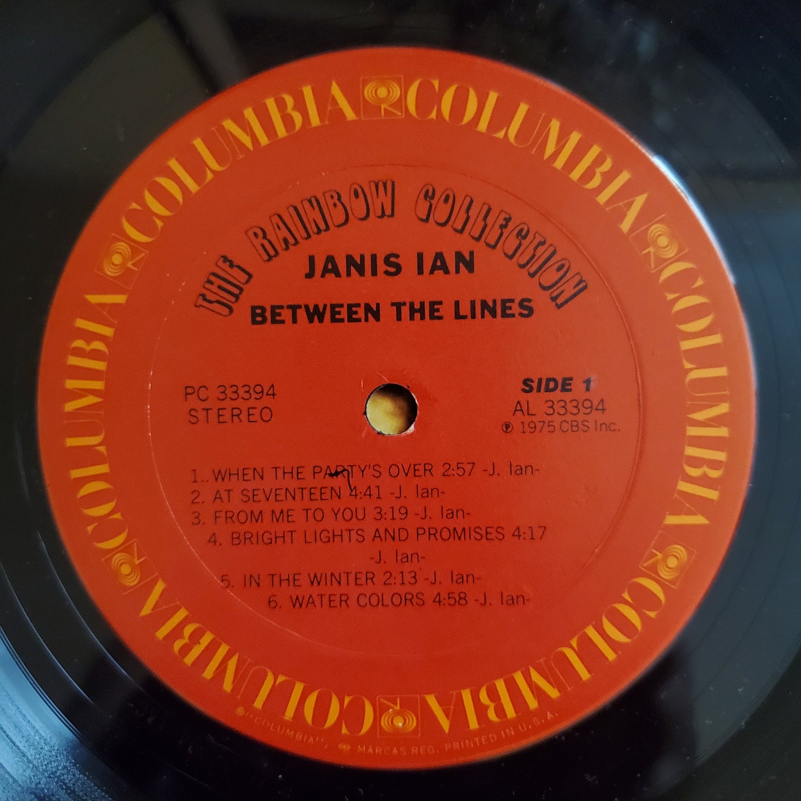 Janis Ian – Between the Lines Vintage Albums, 1975, PC 33394, in the ...