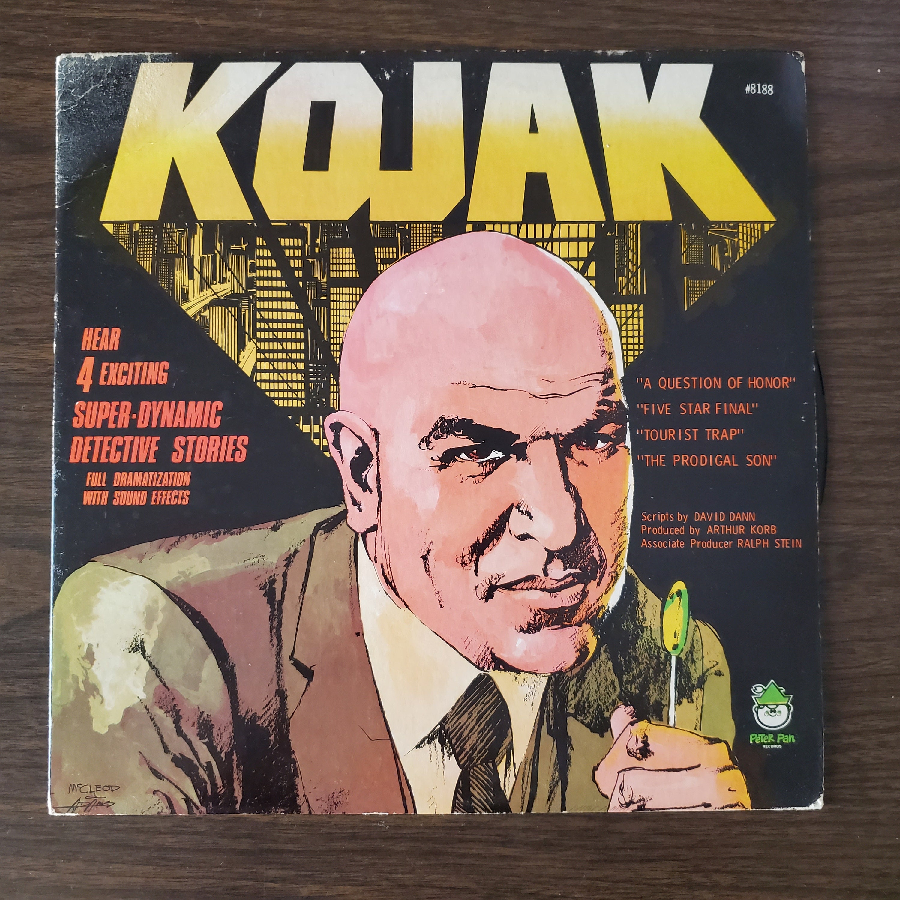Vintage Record: Kojak Detective Stories Story Album 4 - Etsy