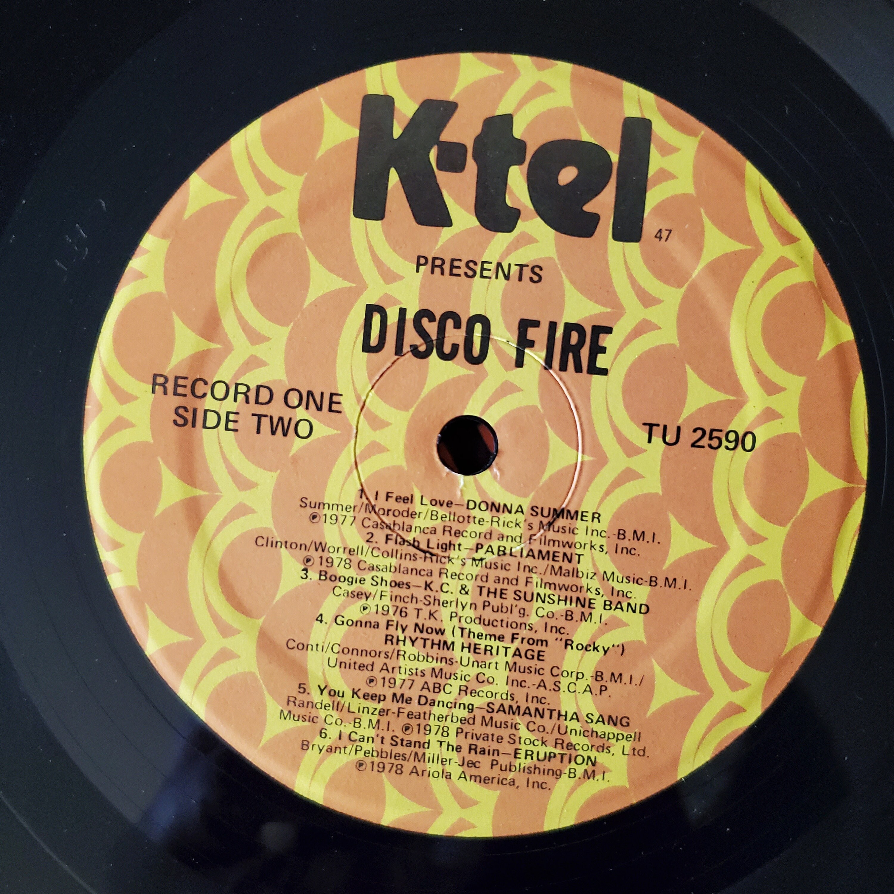 Vintage Record: Disco Fire Disco Music 1978 Double Album - Etsy