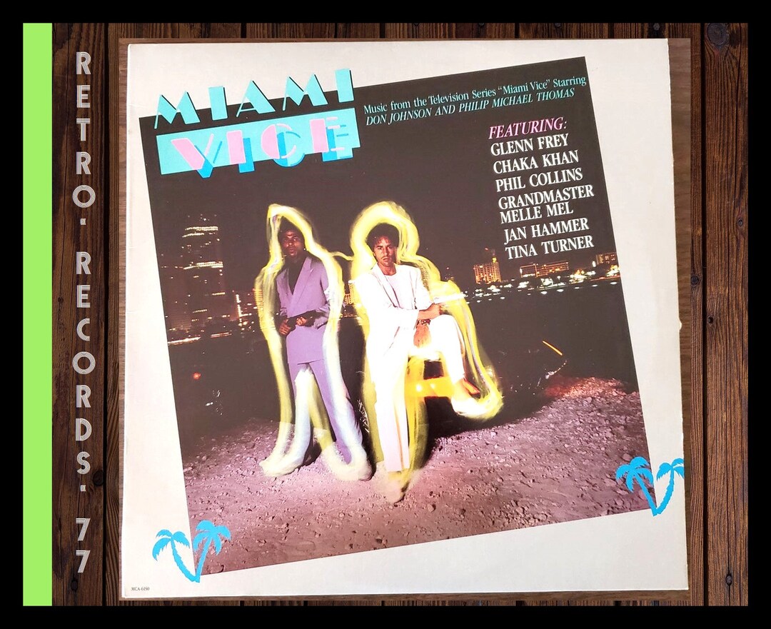 Vintage Record: Miami Vice Soundtrack, 1985, Don Johnson, Phil Collins ...