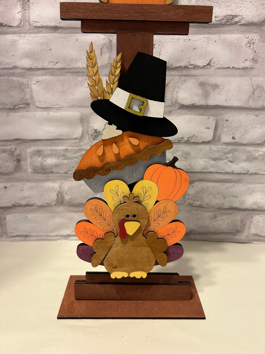 Wooden Interchangeable Thanksgiving Turkey Birdhouse With or Without ...