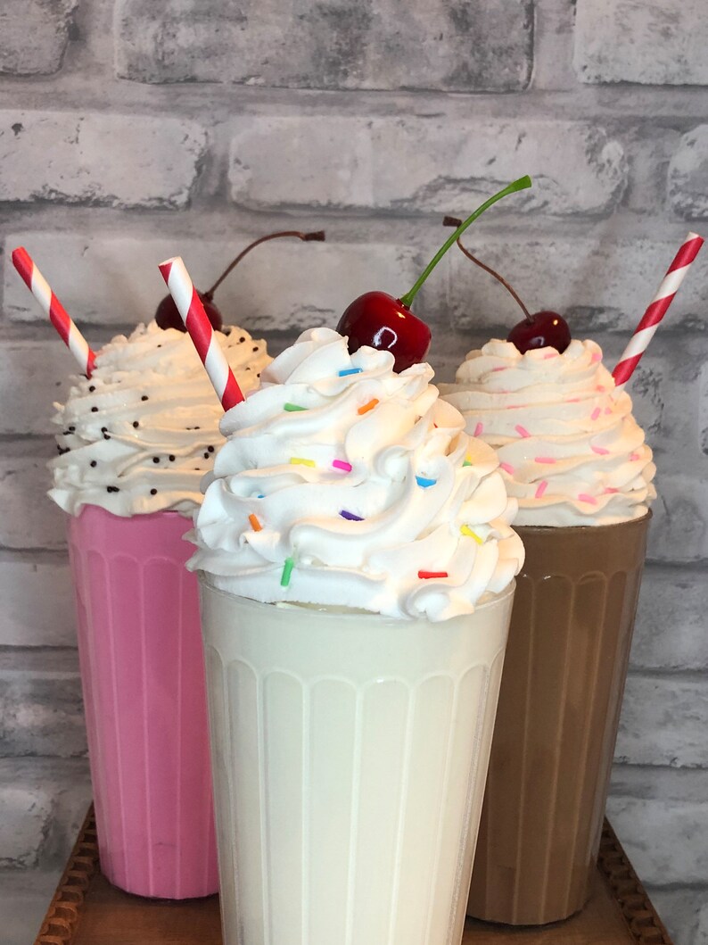 Fake Milk Shakes - Etsy
