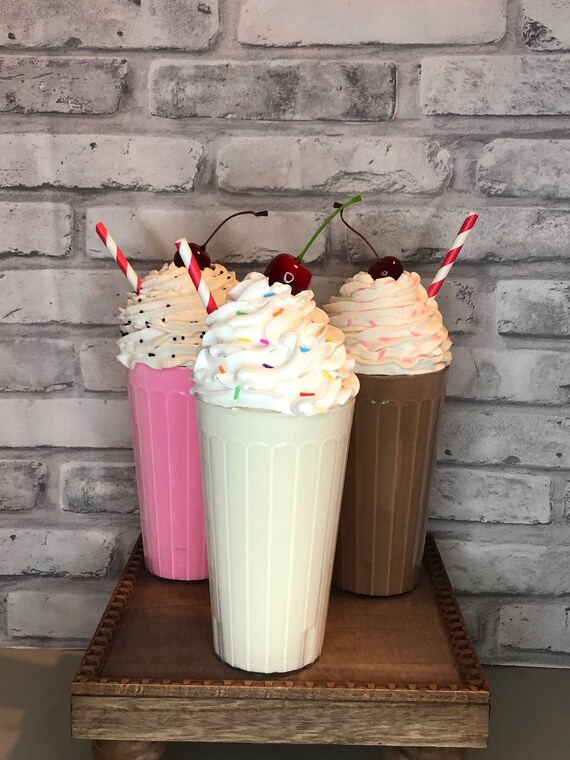 Fake Milk Shakes - Etsy