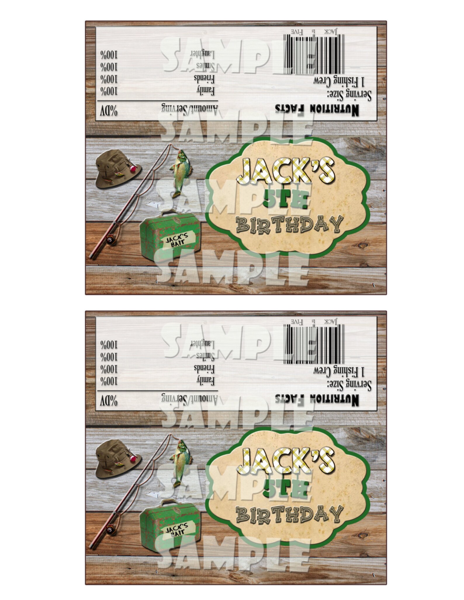 FISHING CANDY Bar WRAPPERS Fishermen Fisherman Candy - Etsy