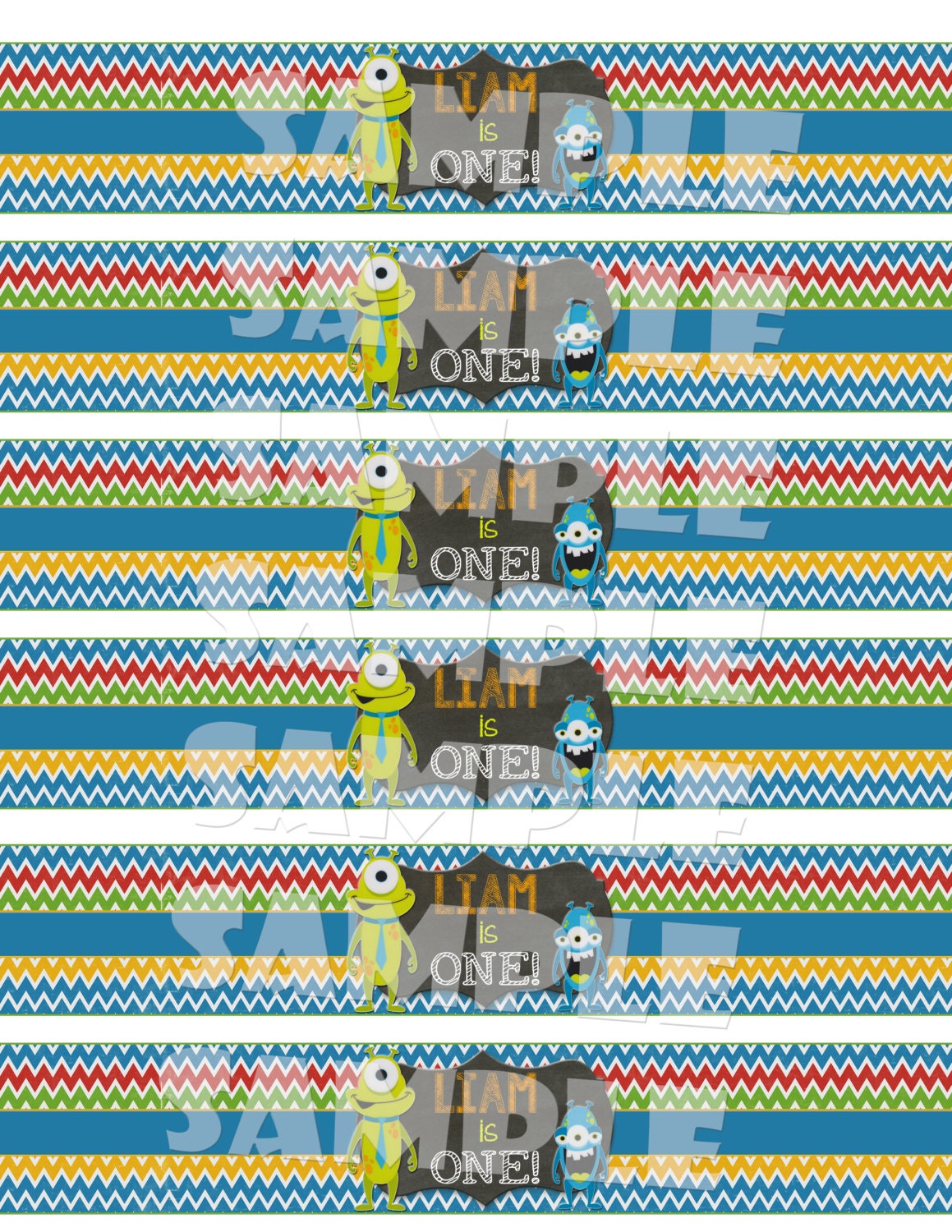 MONSTER BIRTHDAY Printable Party Monster Birthday Party | Etsy