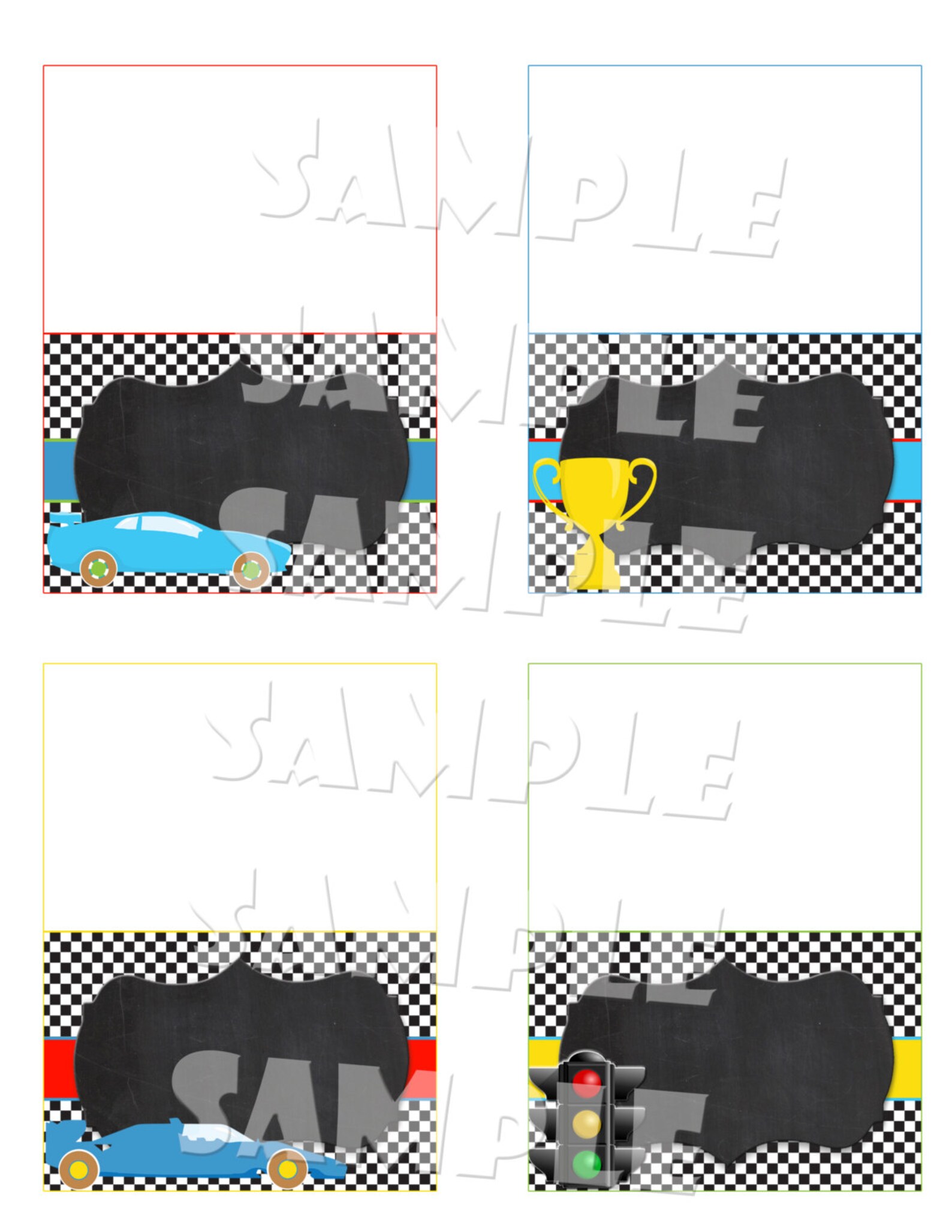 RACE CAR FOOD Tents Racing Buffet Labels Race Car Food - Etsy