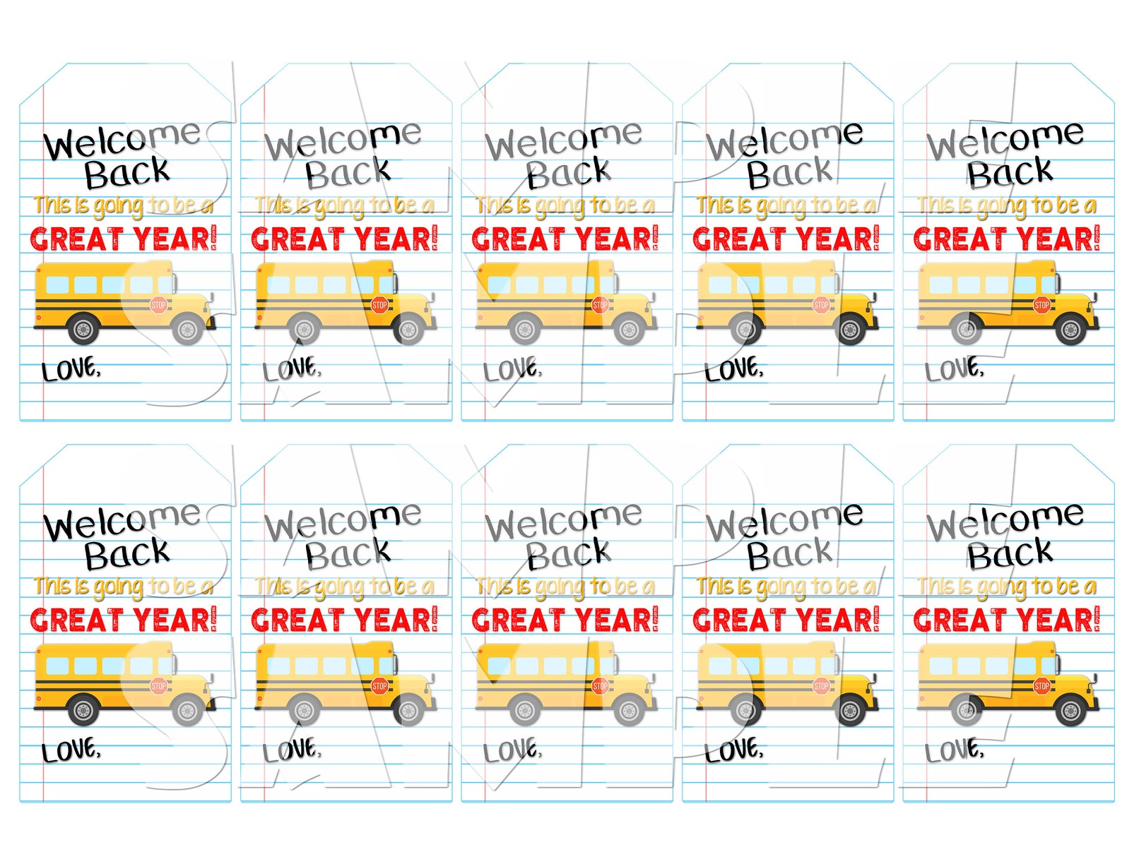 BACK to SCHOOL TEACHER Tags, Welcome Back to School Tag, Happy First ...