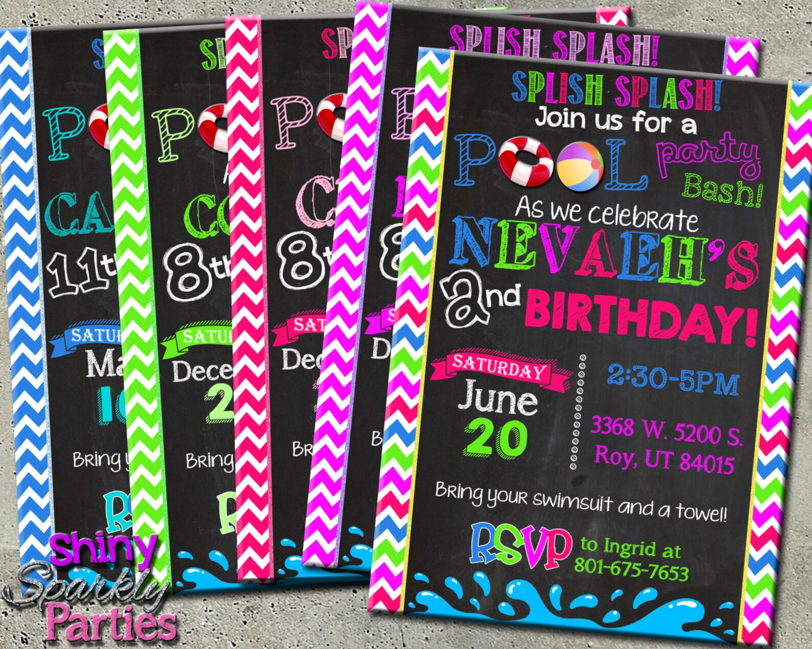POOL PARTY PACKAGE Pool Party Printables Pool Party Birthday - Etsy