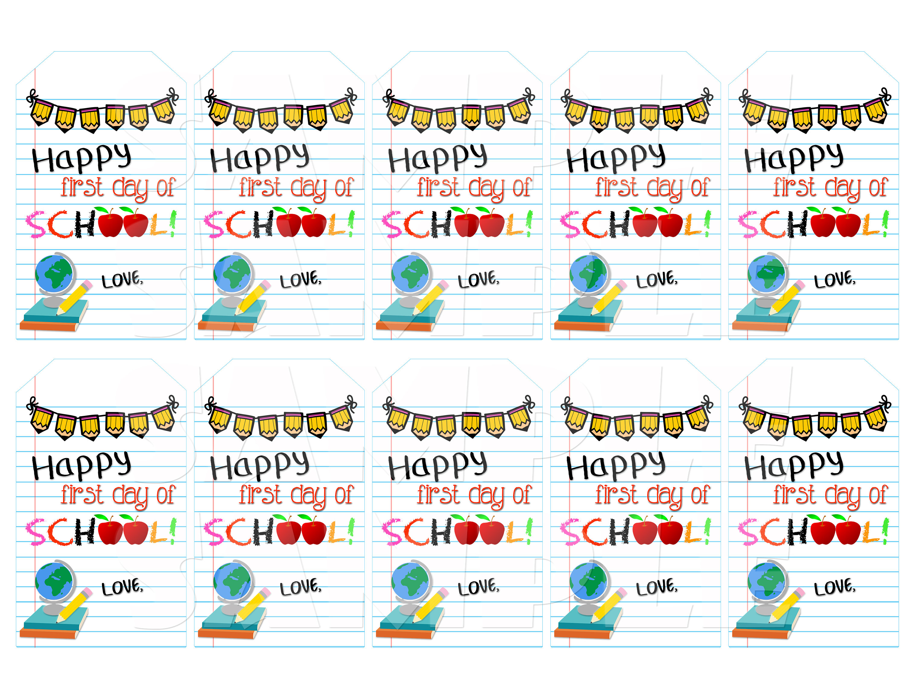 BACK To SCHOOL TEACHER Tags Welcome Back To School Tag Happy | Etsy