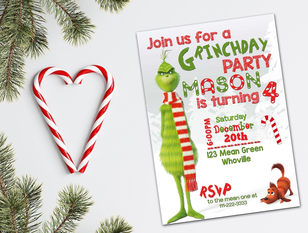 Grinch Birthday Pp