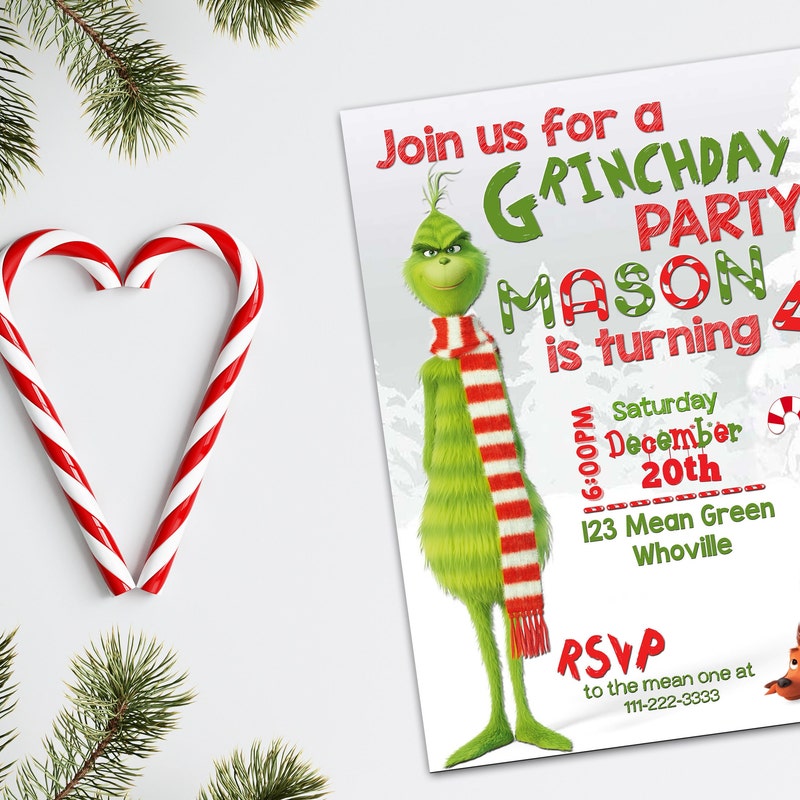 Grinch Party - Etsy