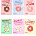 DONUT VALENTINE CARDS, Donuts About You, Donut Valentines, Valentines ...