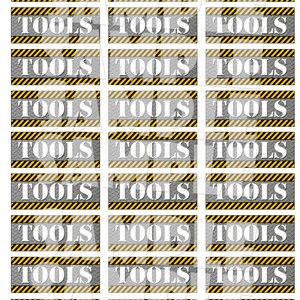 CONSTRUCTION TOOLS TAGS, Construction Silverware Tags, Construction ...
