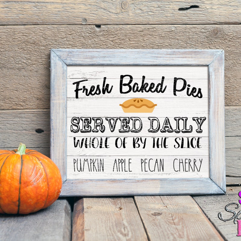 Fresh Baked Pies Sign - Etsy