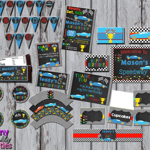 Cars Birthday Party - Etsy