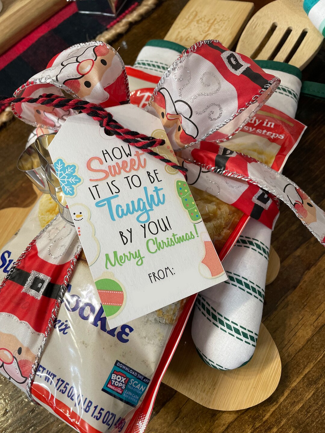 TEACHER CHRISTMAS Gift TAGS, Sweet Gift Tags, Holiday Gift Tags, Tags ...