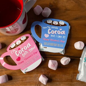 Valentines Hot Chocolate Tags, Valentine's Day Classroom Gift, Hot ...