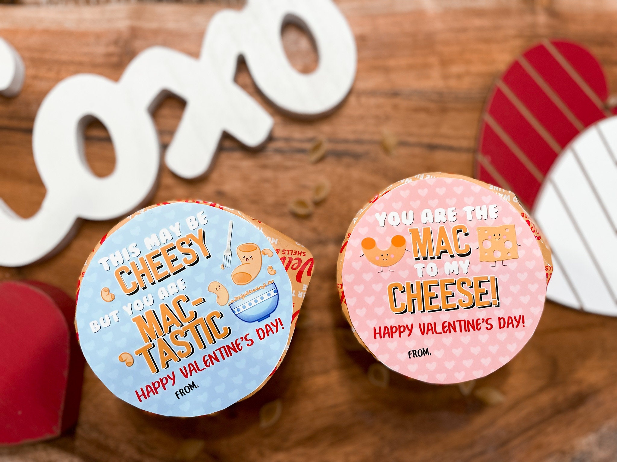 Mac and Cheese Valentines, Valentine Ideas, Macaroni and Cheese Cups ...