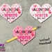 PENCIL VALENTINES - Heart Valentine Cards - Valentines for School ...